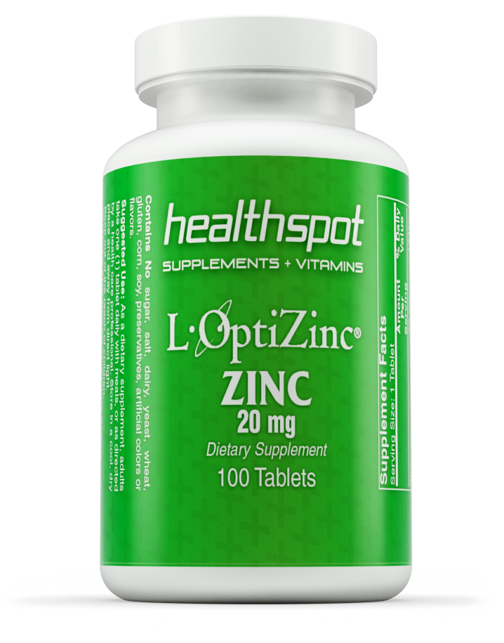 Zinc 20 mg 100 tab — Health Spot